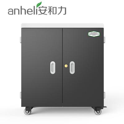 China AHL-E36 36-Unit Tablet Charging Cabinet with 5V 2.4A USB Ports - 710×430×890mm Mobile Cart for Schools and Offices for sale