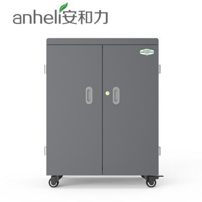 China CE Certified 54-Bay USB Charging Cart 5V 2A with Locking Station for Schools and Offices for sale