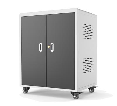 China 930mm Laptop Charging Trolley with 30 Ports for Schools - 100V to 250V Input Voltage for sale