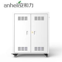China 30 Ports AC Laptop Charging Cabinet with Galvanized Sheet Construction - 720×530×940mm, 70kg Capacity for sale