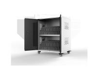 China AHL-B30 2 Layer Laptop Charging Cabinet with 30 Ports, 720×530×940mm Dimensions for School Equipment for sale