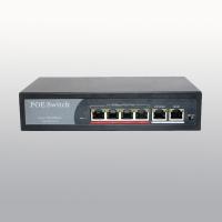China 4EP+2E Series 100M POE Switch 4x10/100Mbps POE Ports 250m Distance VLAN for sale