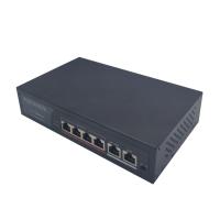 China 100M PoE Switch 4 Ports 2 Uplink 1.6Gbps VLAN DIP 250m Long Distance for Surveillance for sale