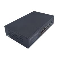 China 100M PoE Switch 4 Ports 2 Uplink 1.6Gbps VLAN DIP 250m Long Distance for Surveillance for sale