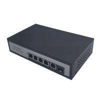 China 60W 4 Port Gigabit PoE Switch with 2 SFP Slots 1000M Long Distance 250m for sale