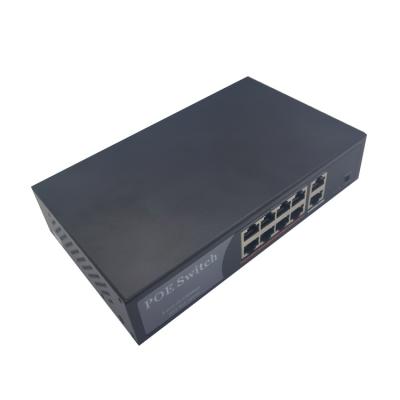 China Dante PoE Network Switch 2.0 Gbps 4 PoE Ports IEEE802.3at/af Fanless Cooling 120W for sale
