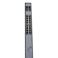 China 18 Port Managed Fiber Switch 1000M SFP 8 Gigabit Ethernet Ports 2 Uplink for sale