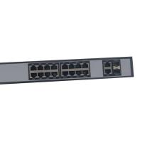 China 18 Port Managed Fiber Switch 1000M SFP 8 Gigabit Ethernet Ports 2 Uplink for sale