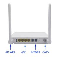 China ZTE F673V FTTH ONU ONT 4GE 1TEL 2.4G 5G AC WiFi SC APC Optical Network Terminal for sale