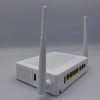 China FTTH GPON ONU F670L Dual Band WiFi 2.4G 5G AC 4GE Ports Modem 5dBi Antenna for sale