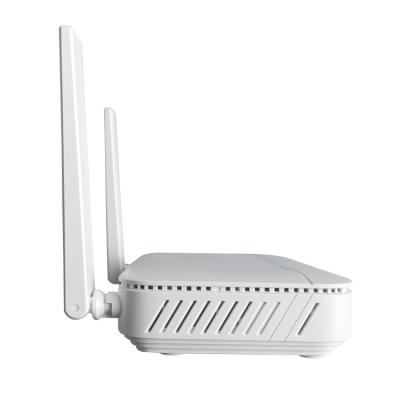China XGS-PON ONU 2.5GE 4GE 1POTS WiFi 6 Dual Band 2.4G 5G Fiber Optic Modem Router for sale