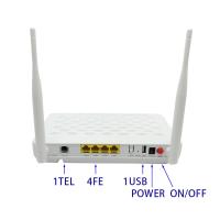 China ZTE ZXHN F609 GPON ONU 4GE 1VOIP WiFi 2.4G Optical Network Unit 1.5A for sale