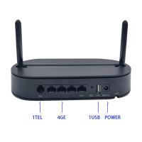 China Huawei HS8145V GPON ONU Dual Band WiFi AC 2.4G 5G FTTH 4GE 1TEL 1USB ONT for sale