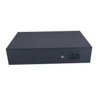 China Full Gigabit 1 Optical 5 Electric PoE Fiber Switch 4 PoE Ports 30W for sale