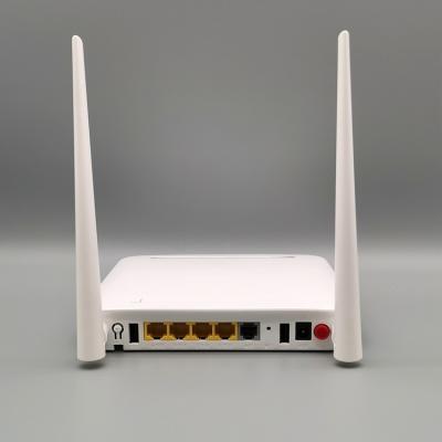 China OEM GPON ONT HK720 4GE 1TEL 2USB Dual Band WiFi AC1200 FTTH Optical Network Terminal for sale