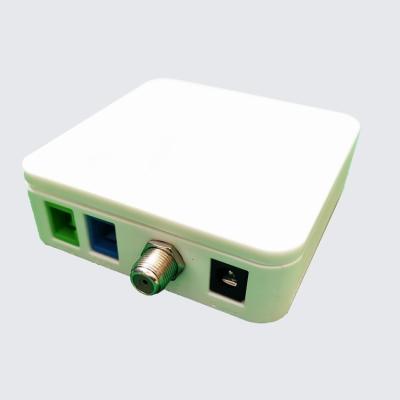 China FTTH CATV Optical Receiver Mini Node with WDM AGC 1 Port RF 47-1000MHz for sale