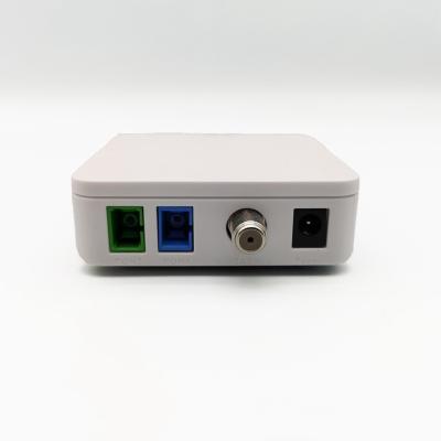 China FTTH CATV WDM Optical Receiver ONU 1 Port RF AGC Mini Node 1310 1490 1550nm for sale
