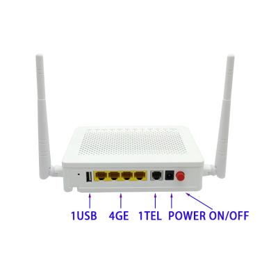 China ZTE F673AV9 GPON ONU Modem 4GE 1POTS WiFi 6 Dual Band 2.4G 5G English Version for sale