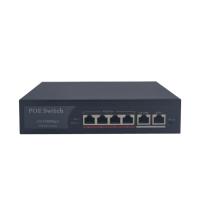 China HK-4F 4 Port 100m PoE Switch with 2 100m Uplink Ports 30W IEEE 802.3af at for sale