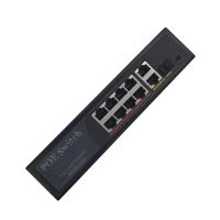 China 8 Port Gigabit PoE Switch with 2 Uplink and 1 SFP Slot 250m Transmission for sale