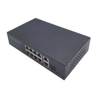 China 8 Port Gigabit PoE Switch with 2 Uplink and 1 SFP Slot 250m Transmission for sale