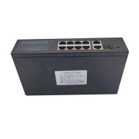 China 8 Port Gigabit PoE Switch with 2 Uplink and 1 SFP Slot 250m Transmission for sale