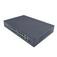 China HK-16F 16 Port PoE Switch 100M with 2 Gigabit Uplink and 1 SFP Slot 30W for sale