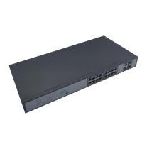 China HK-16G 16 Port Gigabit PoE Switch with 2 SFP Uplink 250W 30W per Port for sale
