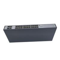 China 24 Port Gigabit PoE Switch with 2 SFP Uplink 250W 30W per Port for sale