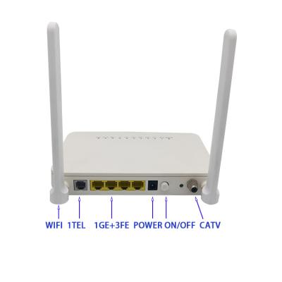 China EchoLife EG8143A5 GPON ONT Fiber Modem 4GE CATV WiFi 2.4G 5.8G 300Mbps for sale