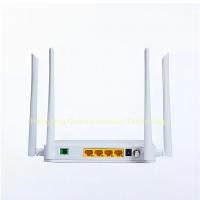 China GPON EPON CATV ONU 4GE USB3.0 Dual Band WiFi 2.4G 5G XPON ONT 12V for sale