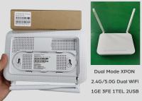 China OEM Dual Band 2.4G/5G WiFi XPON ONT with 867Mbps Speed, 4 Gigabit Ports and VoIP Support for sale