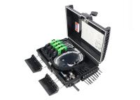 China 16 Port Outdoor Fiber Optic Distribution Box with PLC Splitter - 300x240x100mm Dimensions, IP65 Rated for 62kPa/105kPa Operation for sale