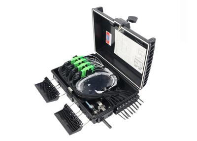 China 16 Port Outdoor Fiber Optic Distribution Box with PLC Splitter - 300x240x100mm Dimensions, IP65 Rated for 62kPa/105kPa Operation for sale