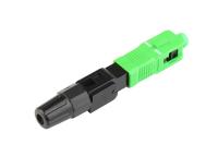 China SC APC Fiber Optic Quick Connector Type B - 55mm x 9mm Size with ≤0.3dB Insertion Loss and ≥50dB Return Loss for sale