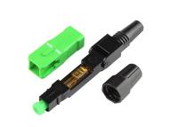 China SC APC Fiber Optic Quick Connector Type B - 55mm x 9mm Size with ≤0.3dB Insertion Loss and ≥50dB Return Loss for sale