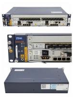 China ZTE ZXA10 C320 OLT Chassis with 16 GPON Ports, Dual DC Control Boards, and 2U 19-Inch Rack Design for sale