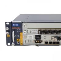 China ZTE ZXA10 C320 OLT Chassis with 16 GPON Ports, Dual DC Control Boards, and 2U 19-Inch Rack Design for sale