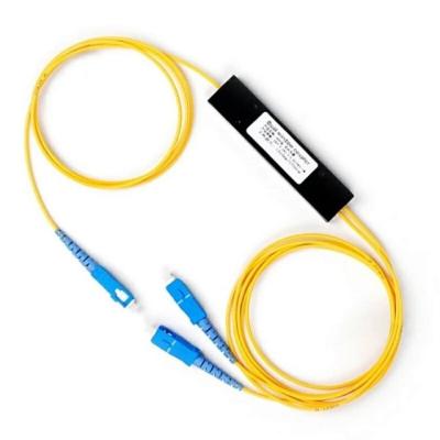China ABS Box Type FBT PON Splitter Coupler 1x2 to 1x64 with 1310/1490/1550nm Wavelength Range for sale