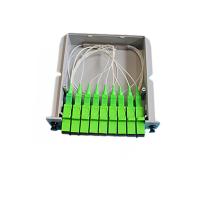 China 1×8 SC APC Cassette Fiber Optic PLC Splitter with 1260-1620nm Wavelength and -40°C to +85°C Operating Range for sale