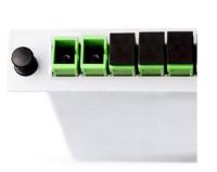 China 1×8 SC APC Cassette Fiber Optic PLC Splitter with 1260-1620nm Wavelength and -40°C to +85°C Operating Range for sale