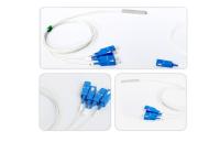China 1x16 Steel Tube Mini Module Fiber Optic PLC Splitter for FTTH - 1260-1650nm Wavelength, -40°C to 85°C Operation for sale