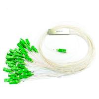 China Customized PLC Fiber Optic Splitter 1xN 2xN with 1260-1650nm Wavelength and -40°C to 85°C Operation for sale
