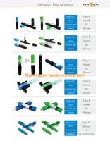 China SC APC Field Assembly Fiber Optic Fast Connector ESC250d UPC - 52mm Single-Mode with ≤0.3dB Insertion Loss for sale