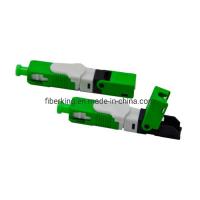 China ESC250D SC APC Single-Core Fiber Optic Fast Connector 52mm with ≤0.3dB Insertion Loss and -55dB Return Loss for sale