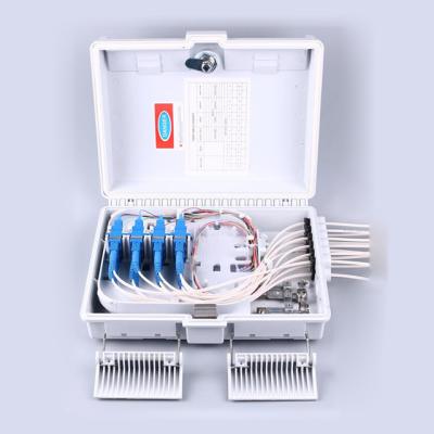 China 16-Port FTTH Optical Fiber Termination Box with IP65 Rating for Indoor/Outdoor Use - 16 Core Capacity for sale