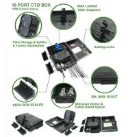 China 16-Port FTTH Optical Fiber Termination Box with IP65 Rating for Indoor/Outdoor Use - 16 Core Capacity for sale