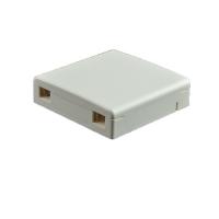 China FTTH 2 Port Fiber Optic Terminal Box 86×86×23mm FQT109 for Network Distribution for sale