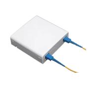 China FTTH 2 Ports Fiber Optic CTO Box Socket Panel 86mm x 86mm x 23mm for Network Access for sale