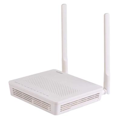 China HK718 AC1200 Dual Band GPON ONT 2.4G 5G WiFi 1GE 3FE 1TEL 2USB for sale